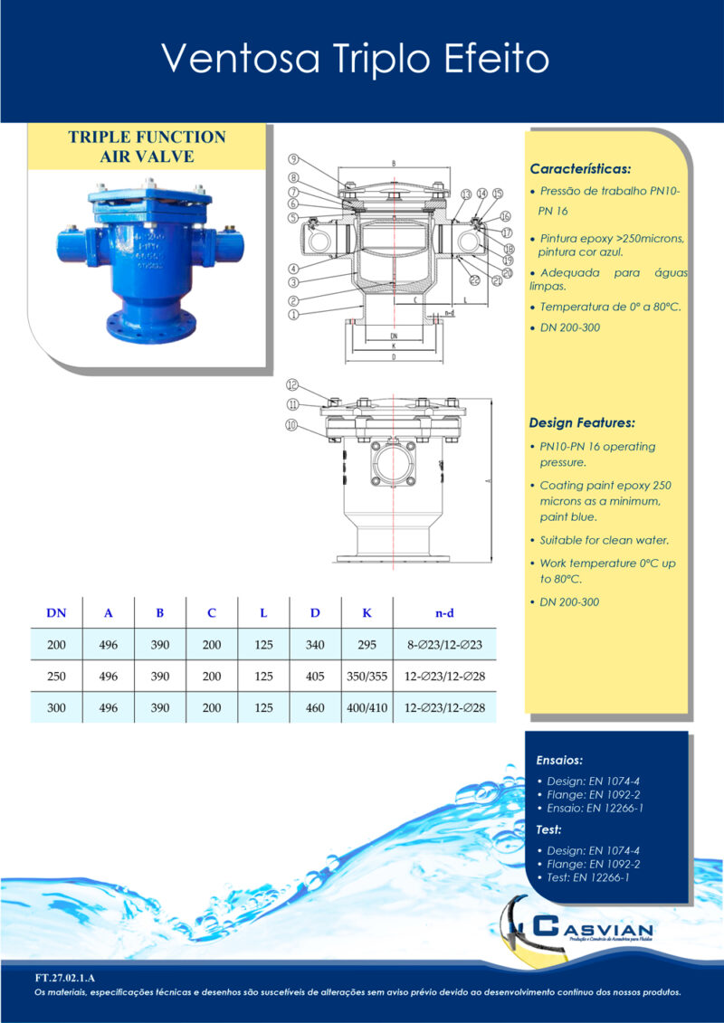 Ventosa triple efecto - FMK Hydraulic Supplies
